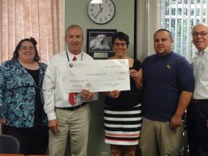 Rochester Hope For Pets Check Donation - MAPCO Parking